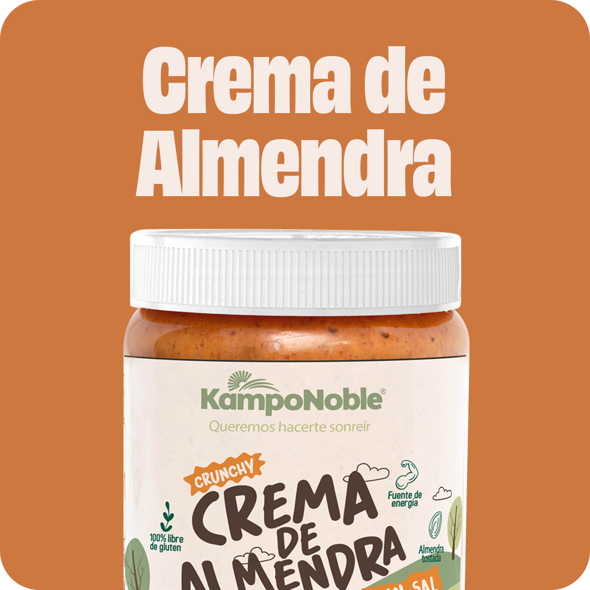 Crema Crunchy de Almendras – KampoNoble