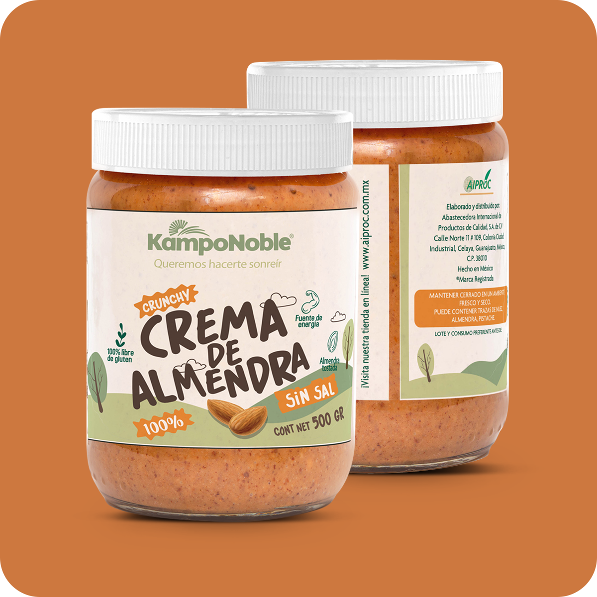 Crema Crunchy de Almendras – KampoNoble
