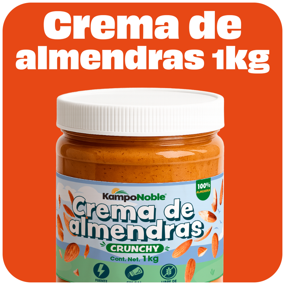 Crema Crunchy de Almendras – KampoNoble